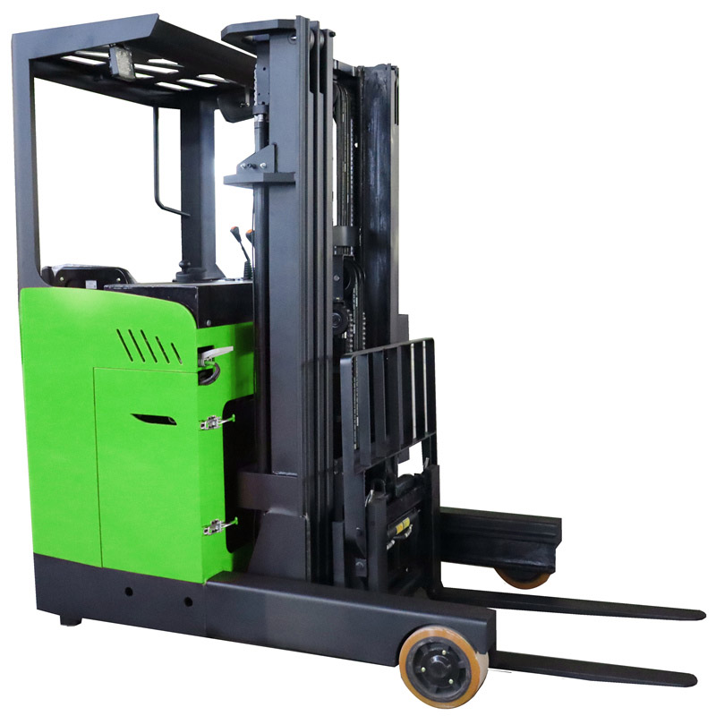 China Standing Type Electric Battery Powered Reach Truck Manufacturers ...