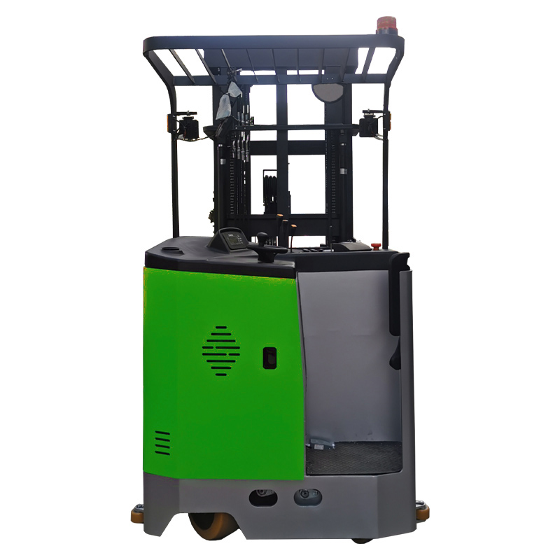 China Standing Type 3 Way Pallet Stacker VNA Forklift Manufacturers ...